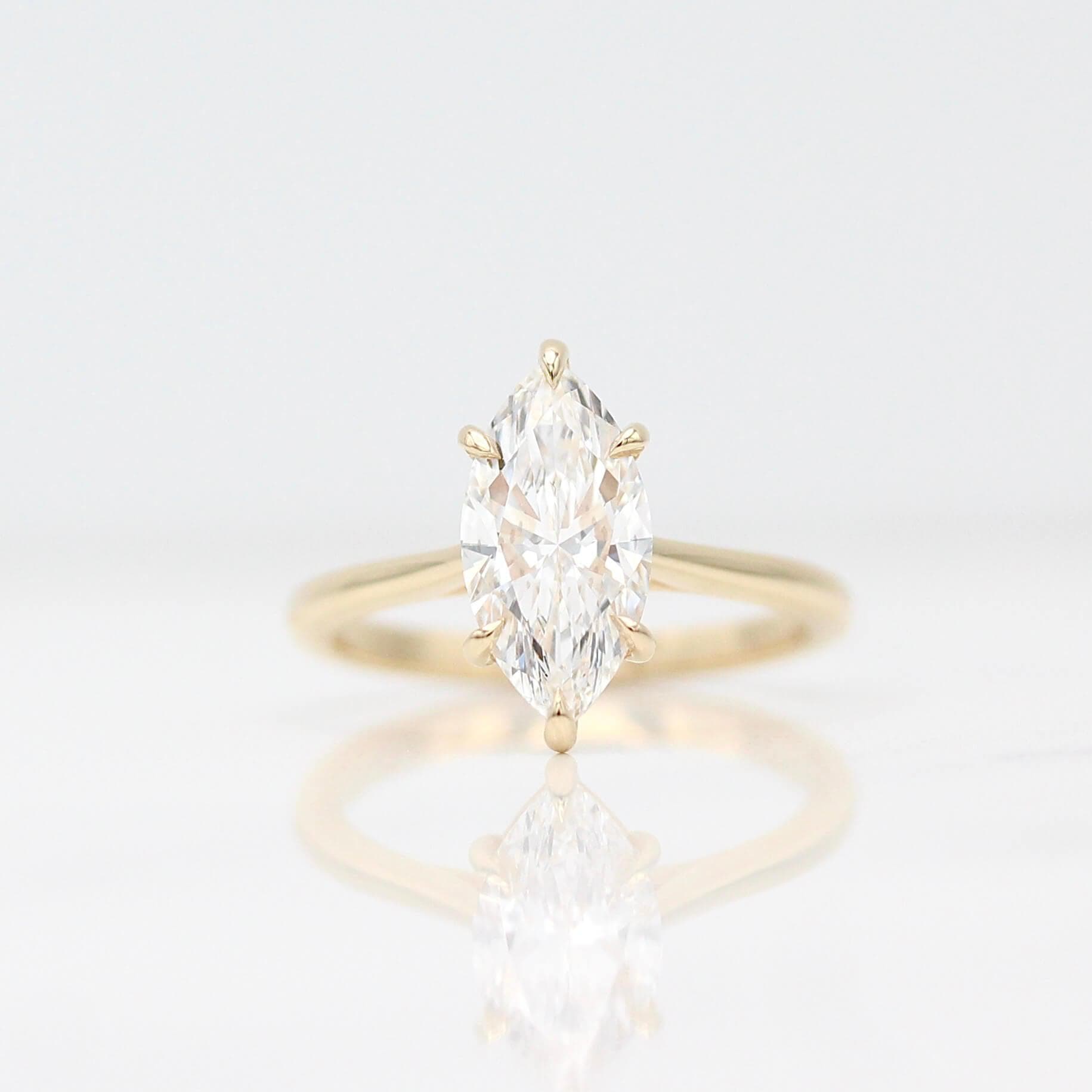 The Maya Ring | Marquise Solitaire | Taylor Custom Rings
