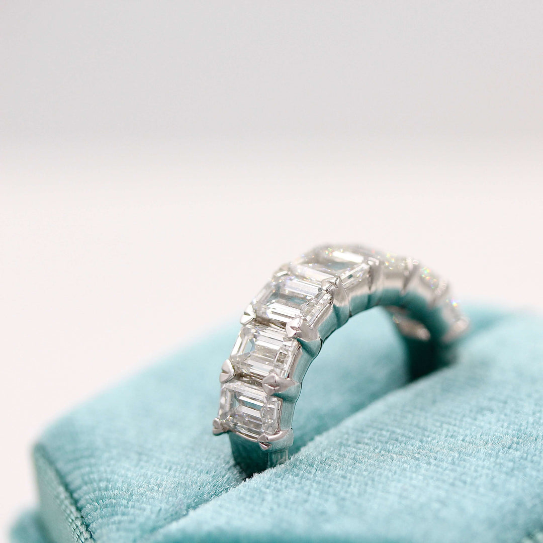 The Keeley Wedding Band in White Gold – Taylor Custom Rings