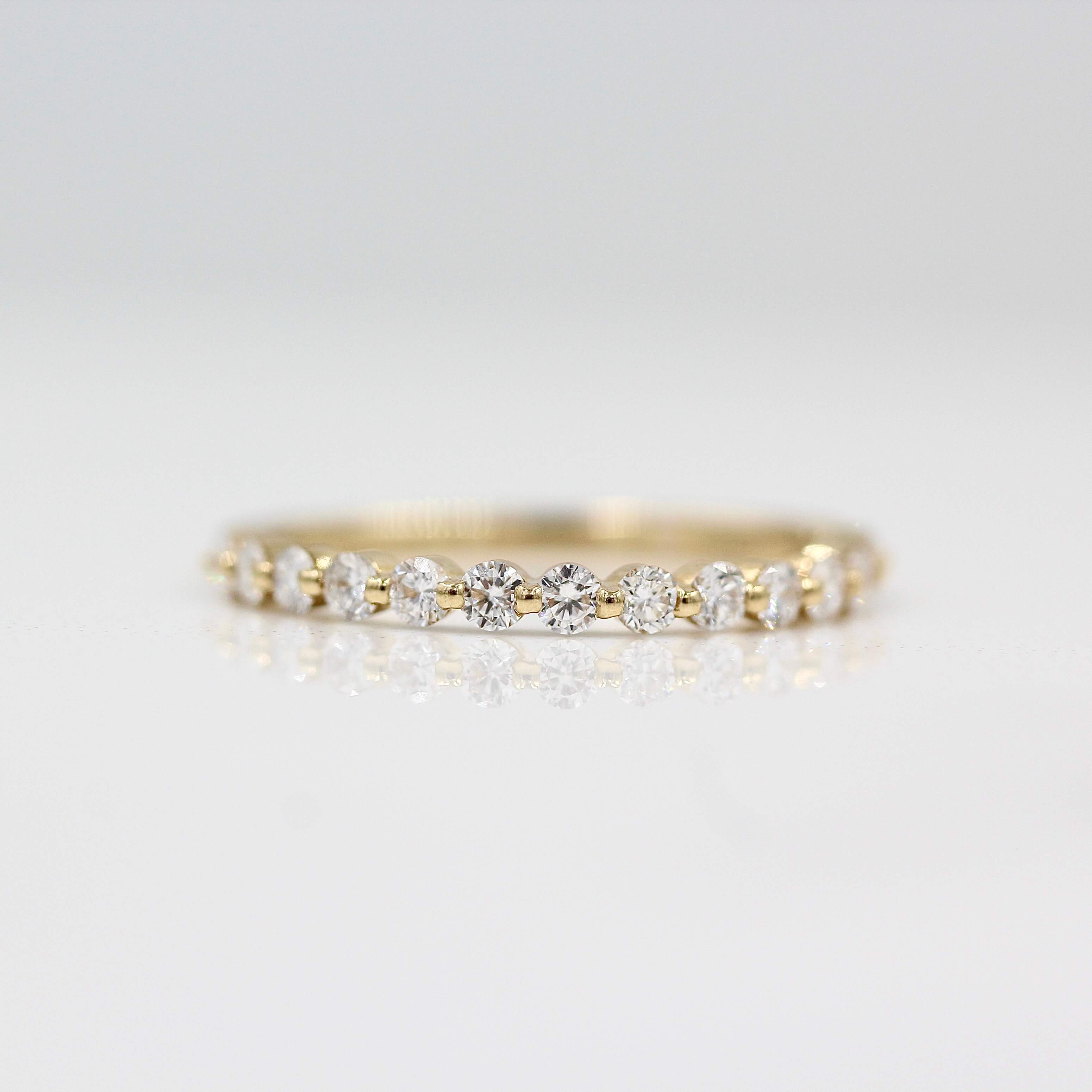 The Carly Wedding Band in Yellow Gold