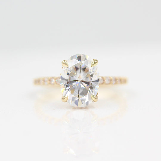 Oval Lab Diamond Engagement Rings | Taylor Custom Rings