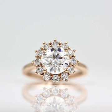 Halo Diamond Engagement Rings | Shop Taylor Custom Rings