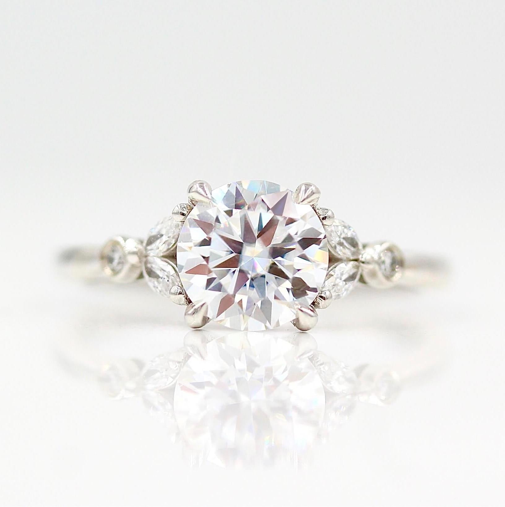 The Sophia Ring (Round) – Taylor Custom Rings