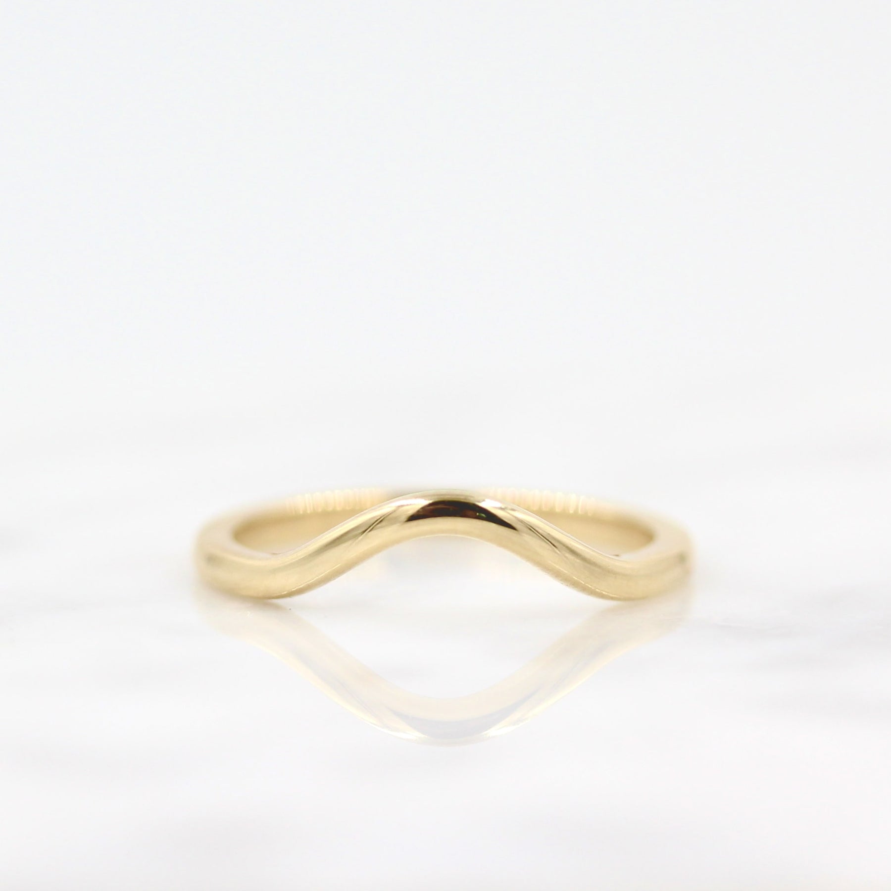 The Wave Wedding Band – Taylor Custom Rings