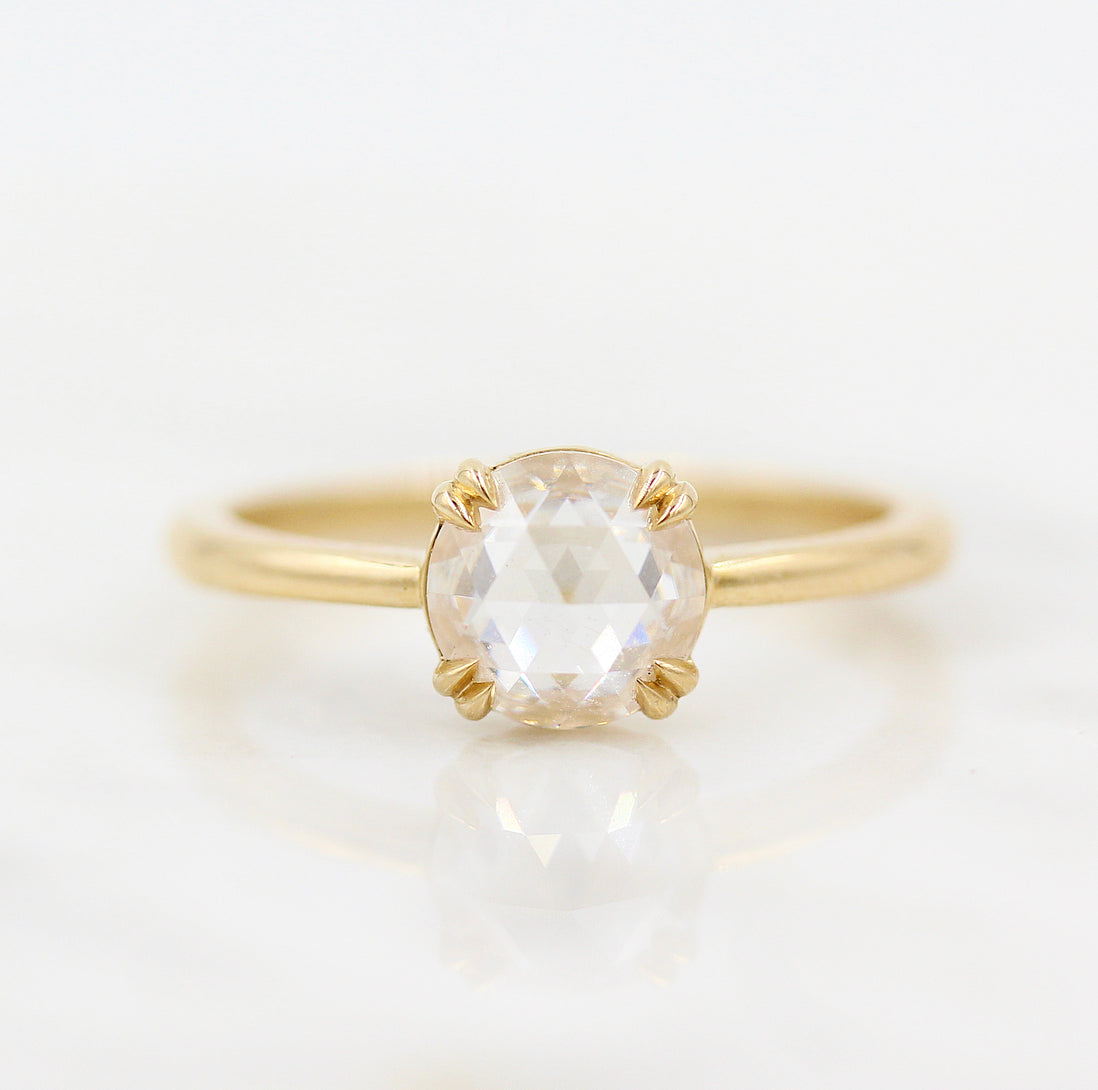 The Nora Engagement Ring (Round) – Taylor Custom Rings
