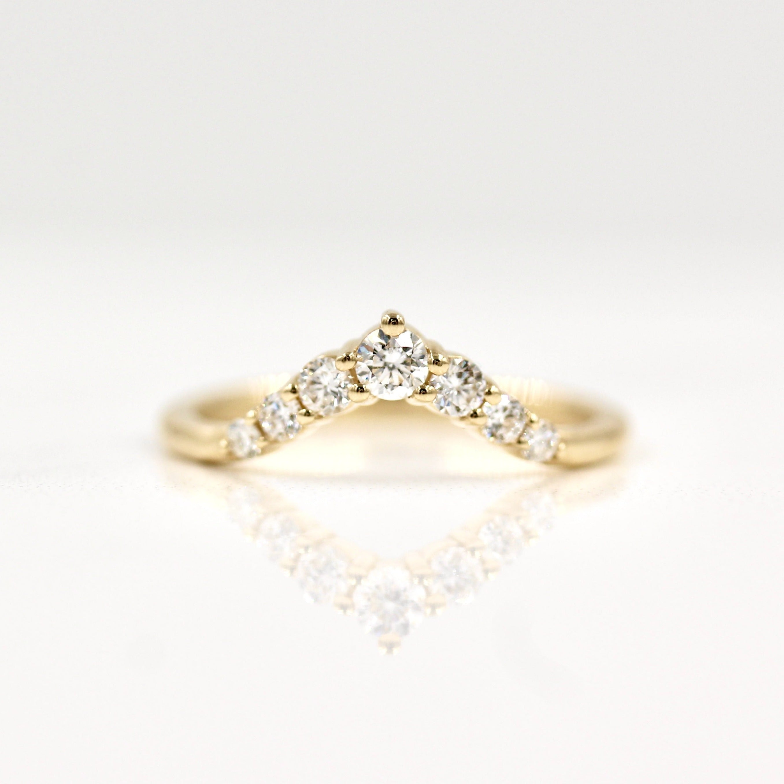 The Tiara Wedding Band – Taylor Custom Rings